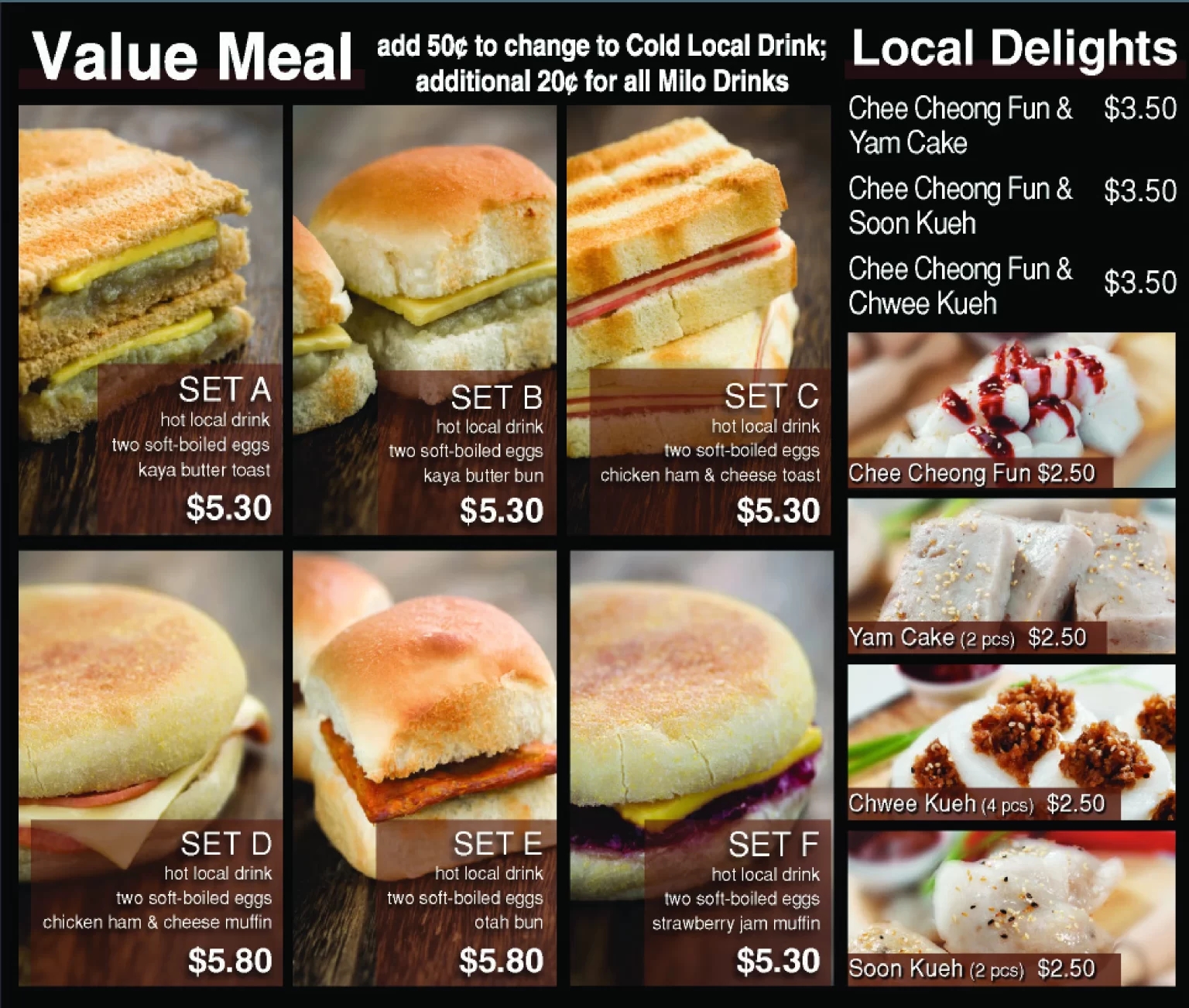 KAFFE & TOAST MENU WITH PRICES SINGAPORE 2025