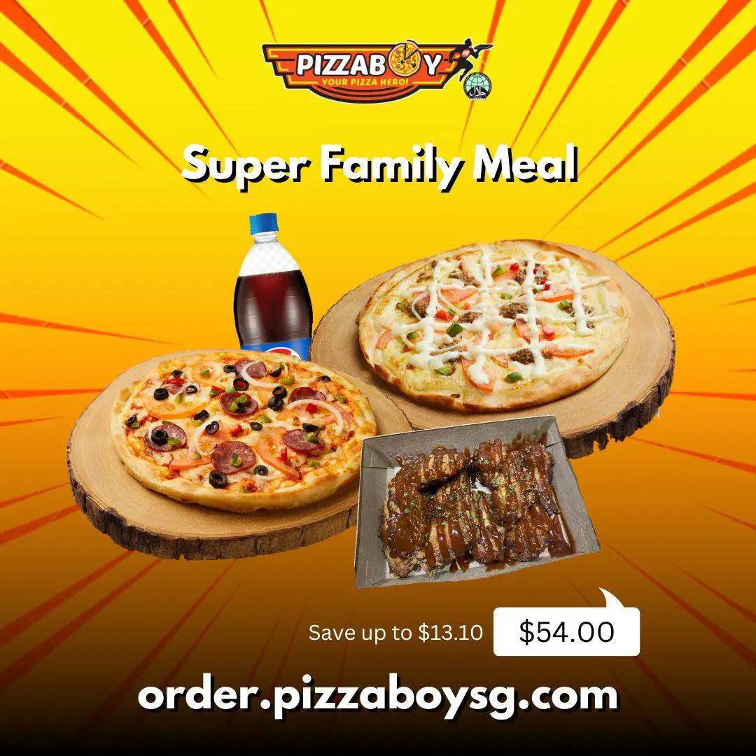 PIZZABOY MENU WITH PRICES SINGAPORE 2025
