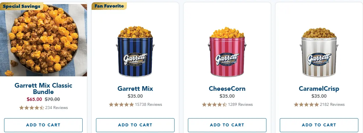 GARRETT POPCORN MENU WITH PRICES SINGAPORE 2025